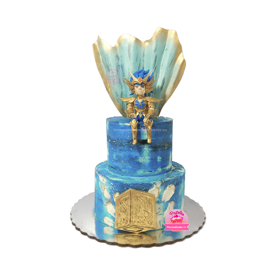 PASTEL CABALLERO CON CAJA DE PANDORA – Pasteles Personalizados MX
