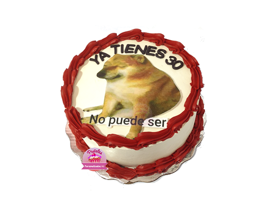 PASTEL PERRITO CHEEMS – Pasteles Personalizados MX