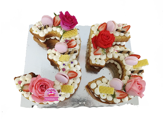 PASTEL DE NÚMEROS – Pasteles Personalizados MX